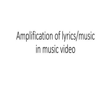 Amplification | PPT