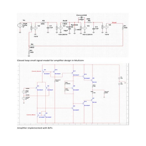 Three Stage Amplifier Design | PDF