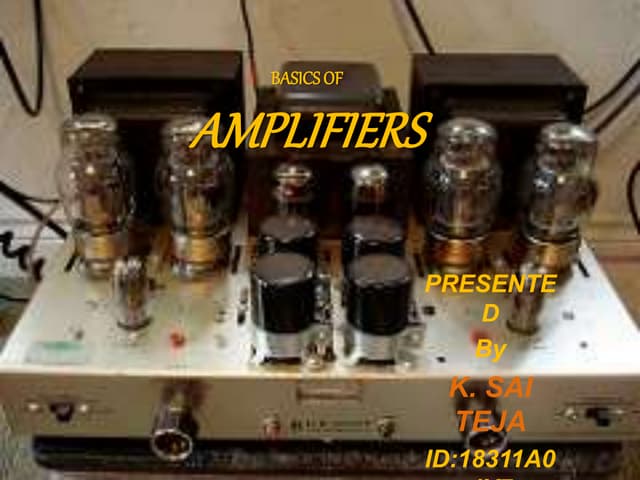 Basics of amplifier.ppt