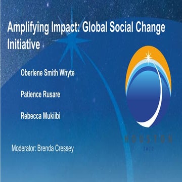 Amplifying Impact_Global Social Change Initiative | PPT
