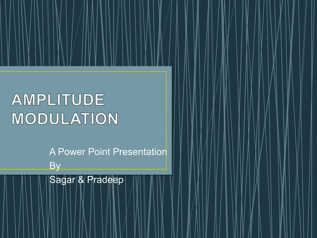 Materi Amplitude Modulation (AM) | DOCX