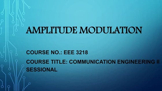 Amplitude Modulation | PDF | Digital Audio | Computer Software and Applications