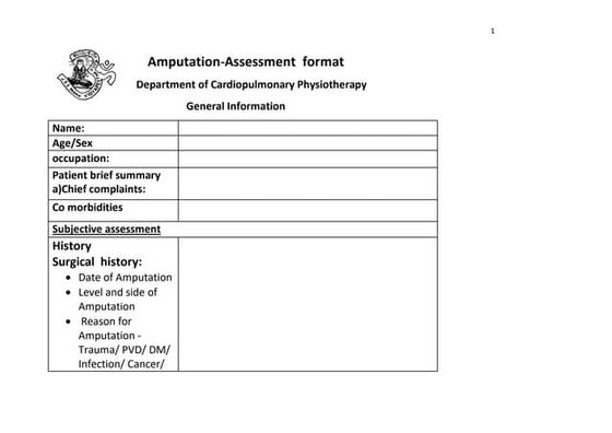 Neurological physiotherapy evaluation form | PDF