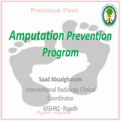 Amputation prevention program | PPT