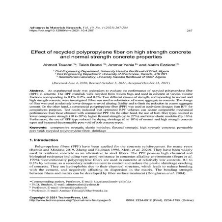 Physical and mechanical properties of concrete | PDF