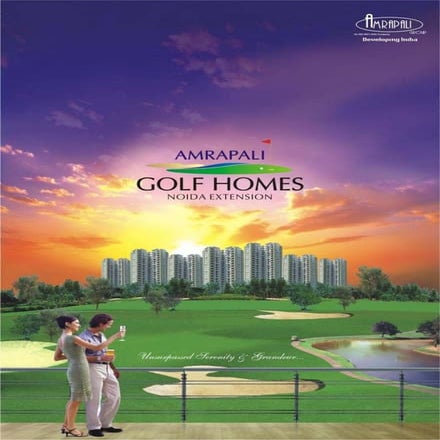 Amrapali golf-homes-brochure | PDF