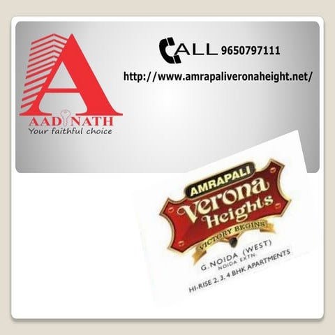 Amrapali verona heights | PPTX