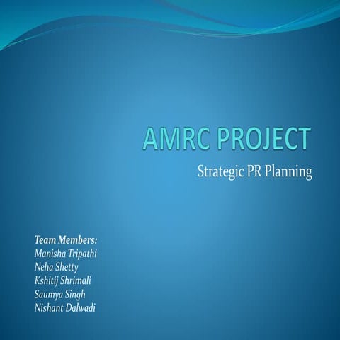 Amrc project | PPTX