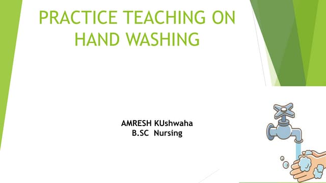 Hand washing | PPTX