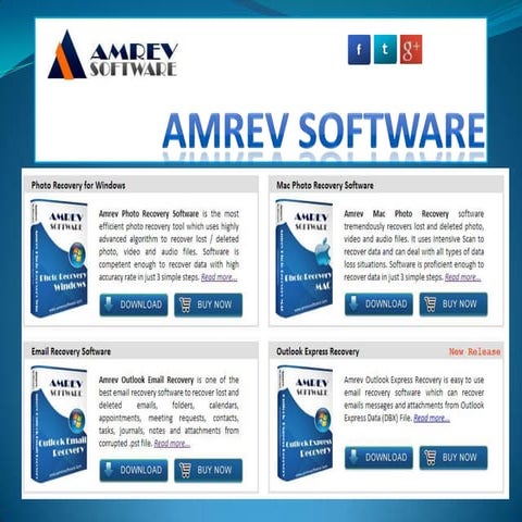 Amrev software | PPTX