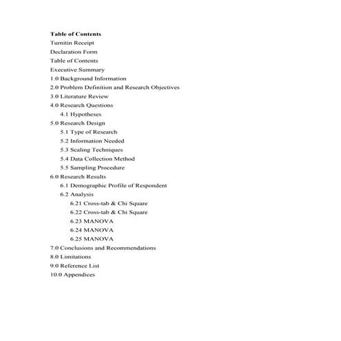 Advanced Marketing Research - Final | DOCX