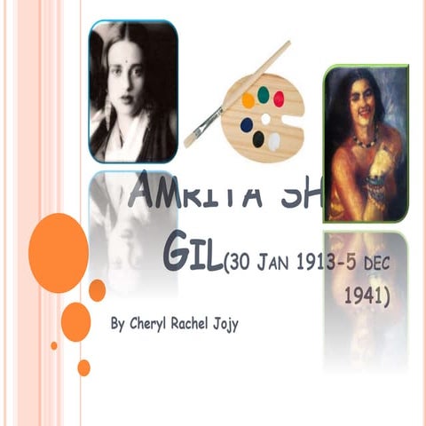 Amrita sher gil(30 jan 1913-5 dec 1941) | PPTX