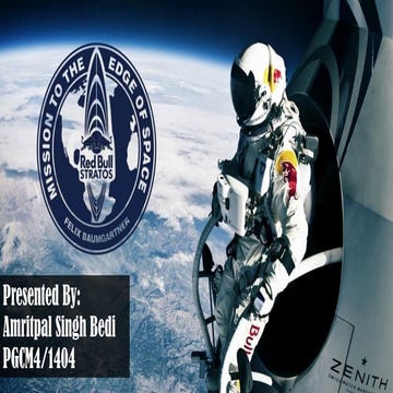 Red Bull- Stratos Campaign | PDF
