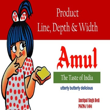 Product line of AMUL | PPTX
