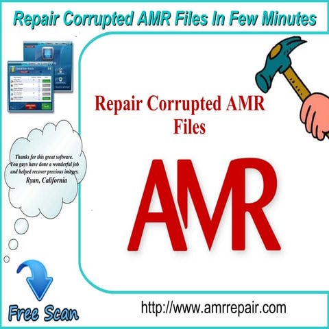 Methods to repair damaged or corrupted amr audio files | PPT