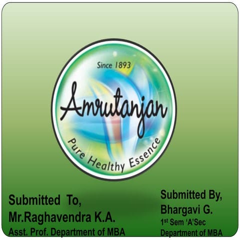 Amrutanjan | PPTX