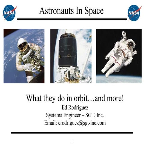 Middle School Astronaut Presentation | PPT