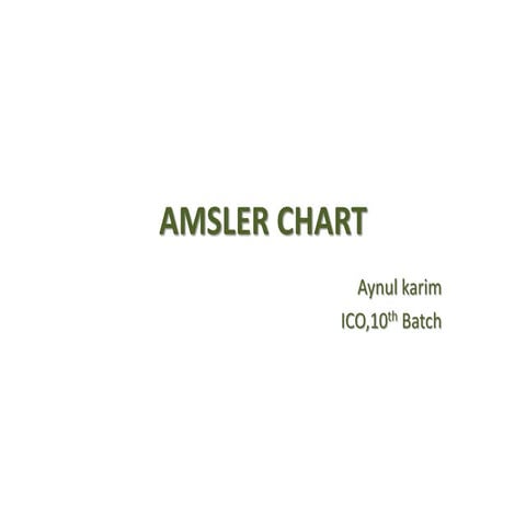 Amsler chart | PPTX