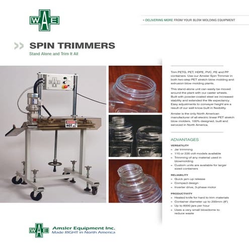 Amsler Spin Trimmer | PDF