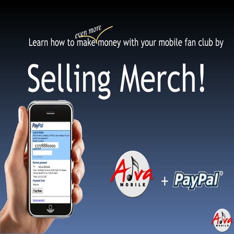 Am Tutorial Selling Merch | PPT