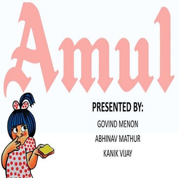 Amul, The Taste Of India | PPTX