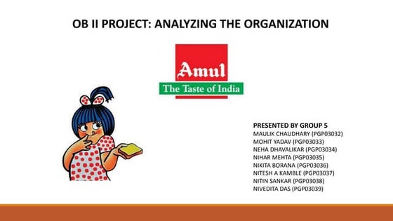 Product line of AMUL | PPTX | Desserts and Baking | Food & Drink