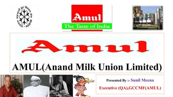 amul. introduction and history | DOCX | Agriculture | Industries