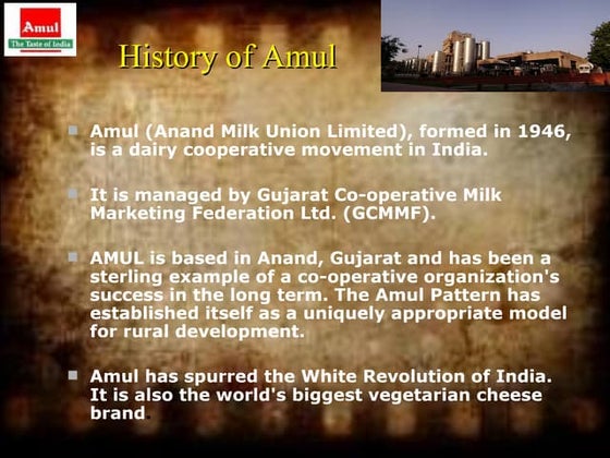 amul. introduction and history | PDF