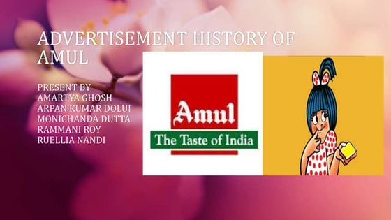 The Amul Girl | PPTX | Advertising Industry | Industries