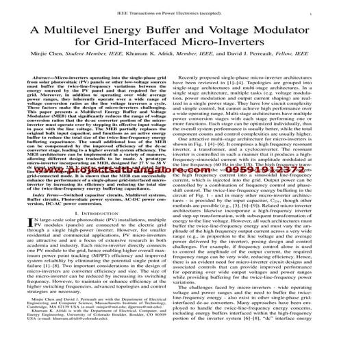 Micro inverter dc dc | PPTX