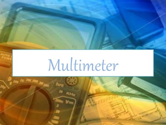 Menggunakan multimeter analog | PDF