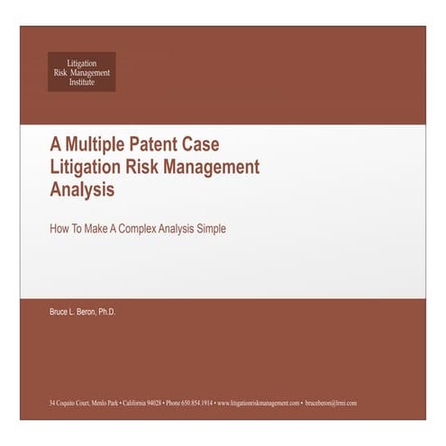 A Multiple Patent Case - Using Decision Trees to Make a Complex Case ...
