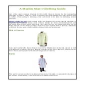 A Muslim Man's Clothing Guide