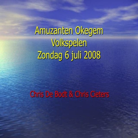 Amuzanten Okegem | PPT