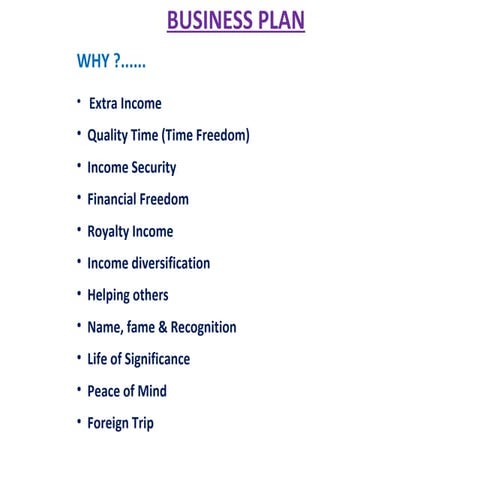 Amway business plan | PPT