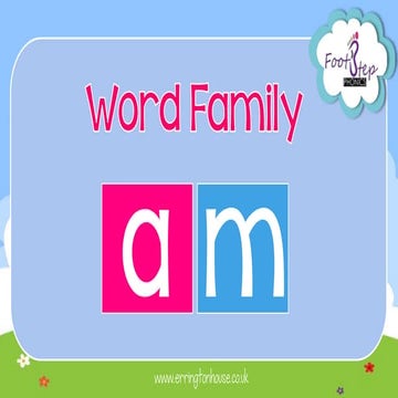 -am word family | PPTX