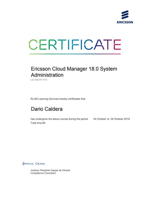 Ericsson Cloud System Overview | PDF