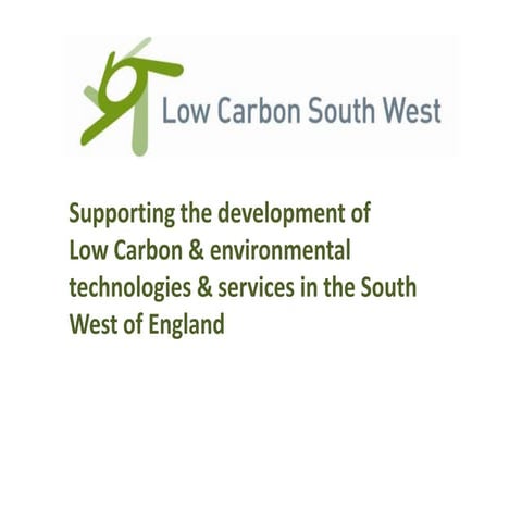 Amy Robinson: West of England Carbon Challenge | PPT