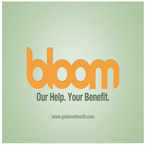 Bloom Health PPT | PDF