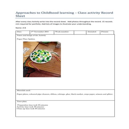 Paper Plate Art in childcare | PDF