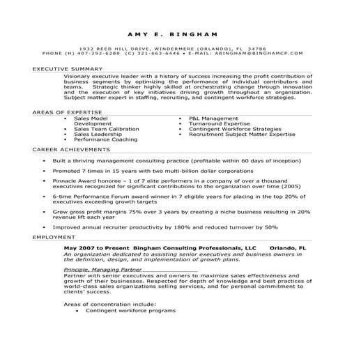 Amy Bingham - Resume | DOC