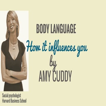 Amy cuddy-body language | PDF | Endocrine and Metabolic Diseases ...