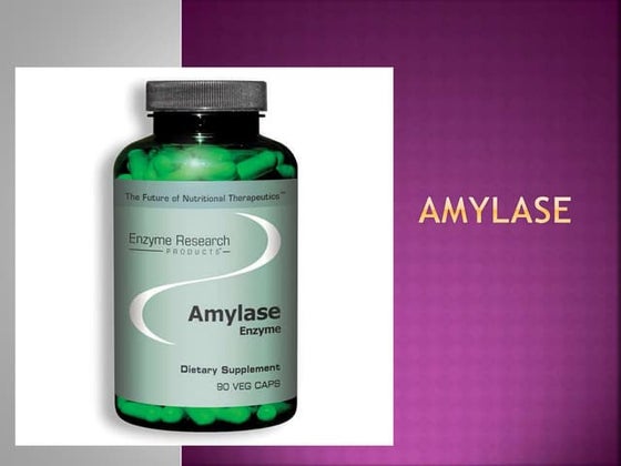 Presentation on Amylase enzyme | PPTX | Chemistry | Science
