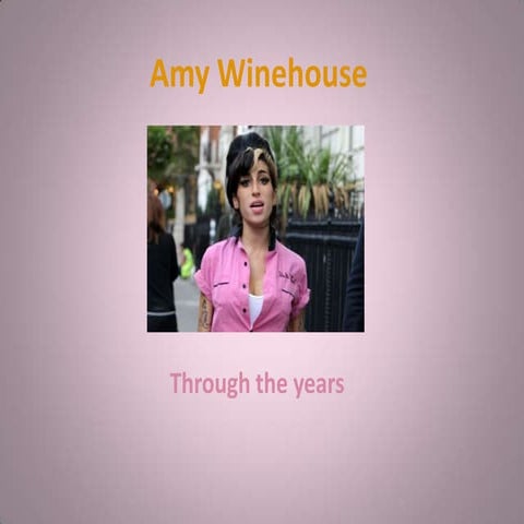 Amy winehouse | PPTX