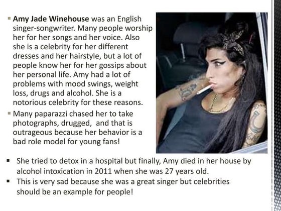 Amy winehouse ingles (maria) | PPTX