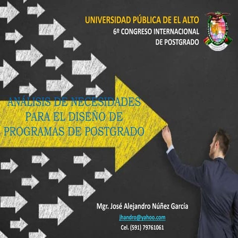ANÁLISIS DE NECESIDADES PARA EL DISEÑO DE PROGRAMAS DE POSTGRADO | PPTX