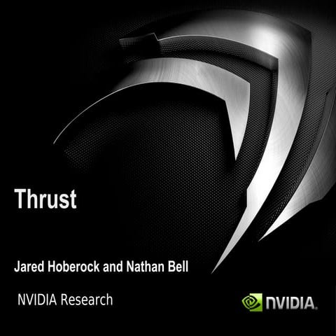 An introduction to thrust CUDA | PDF