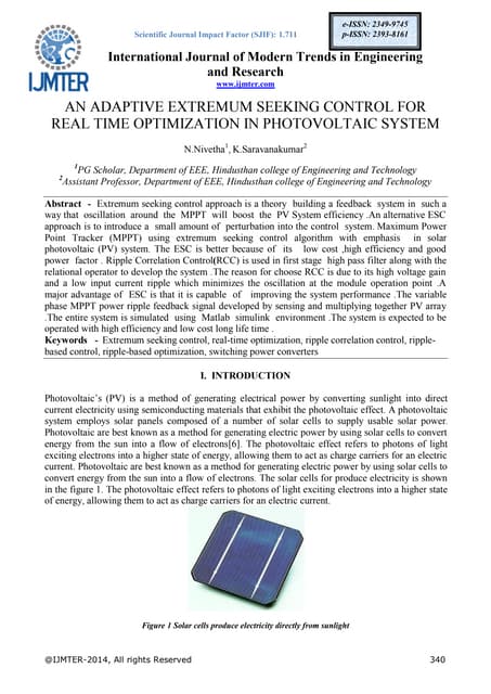 Solar tracking system | PPT