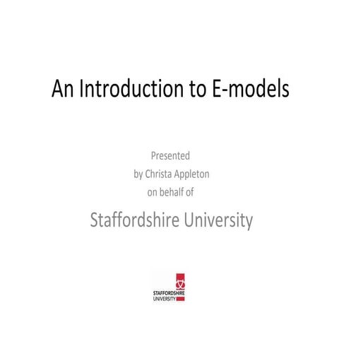 An Introduction to E-Learning Models | PPT