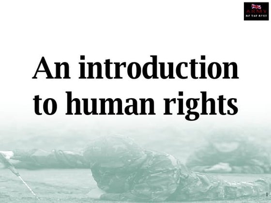 Human rights : A fundamental right | PPT